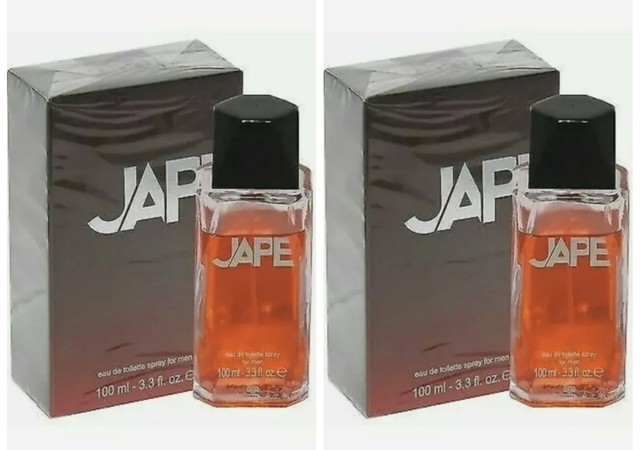 Men's Eau De Toilette Jape 100ml Spray for Men Aftershave Fragrance X 2 ...