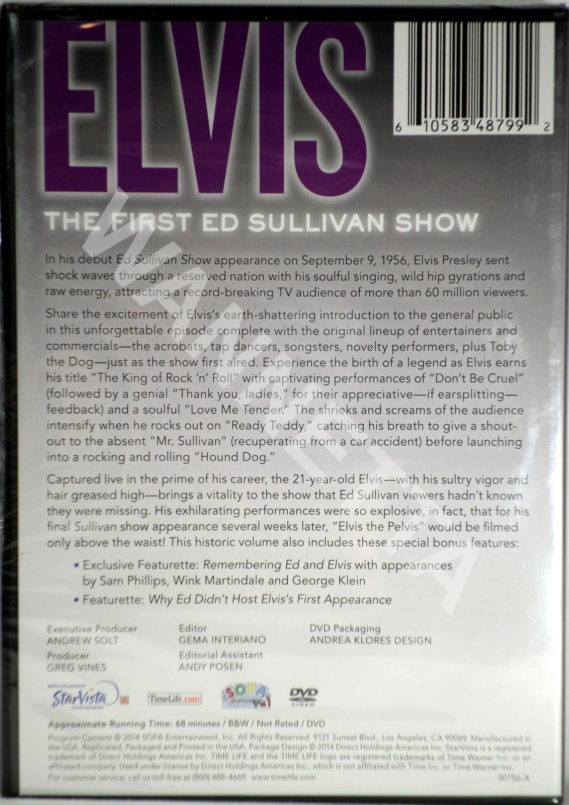 Elvis, The First Ed Sullivan Show DVD | eBay