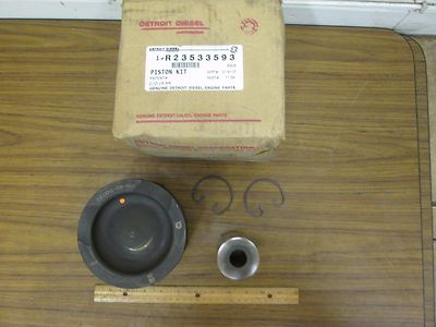R23533593 Detroit Diesel Piston Kit 23533041-008-02 (23539051) *NOS ...