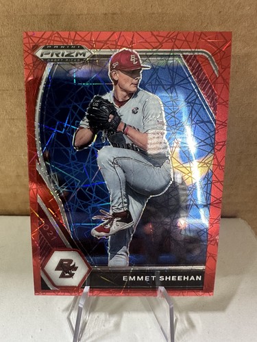 2021 Panini Prizm Emmet Sheehan Red Velocity Prizm Refractor | eBay