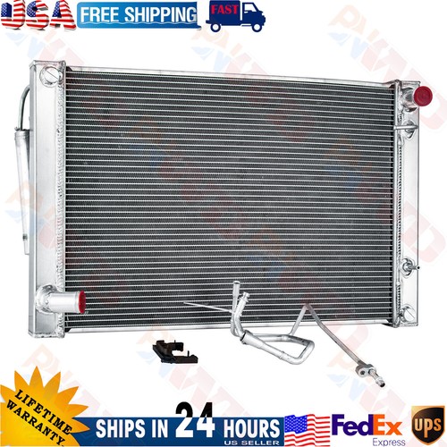Aluminum Radiator&Condenser For 2010-2020 Nissan 370Z /Infiniti G35 G37 ...