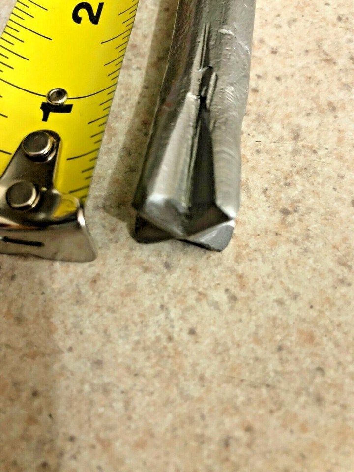 VINTAGE VARCO 1/2" X 9" HAND HELD STAR CONCRETE BIT/CHISEL. | eBay