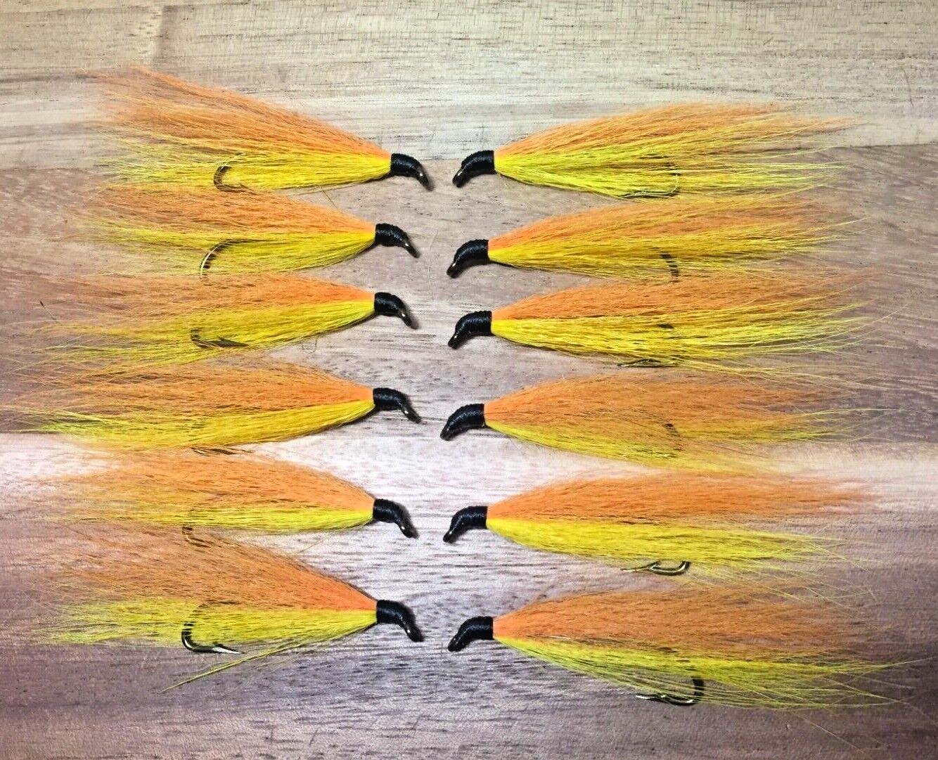 6 Original RUSSIAN RIVER COHO Salmon Flies - 5X Strong MUSTAD HOOKS! | eBay