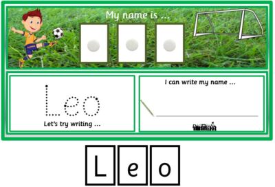 I can Write and Spell my Name -EYFS -Starting school -Wipe clean ...