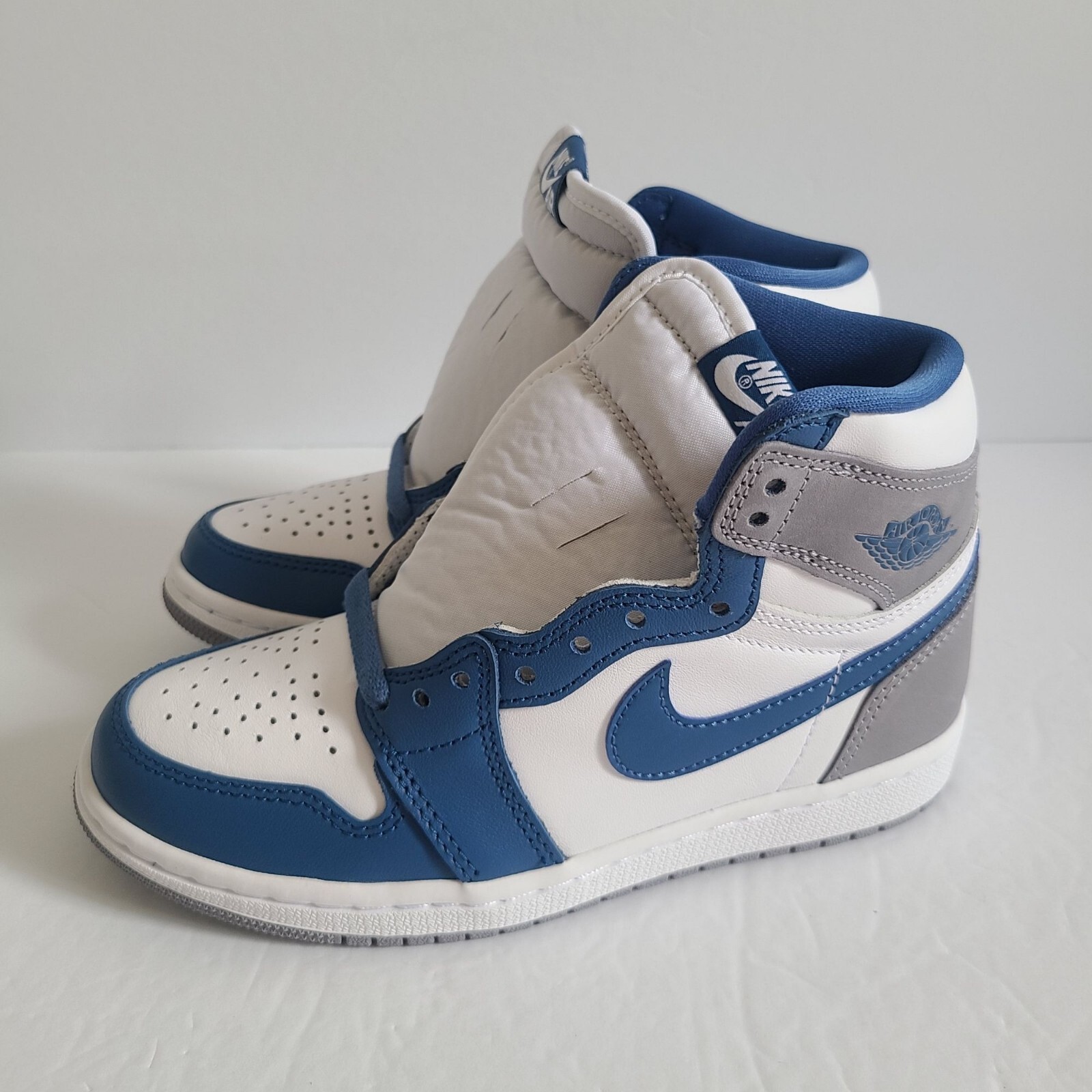 Nike Air Jordan High OG True Blue Shoes DZ5485-410 Size Mens 3.5 Womens ...