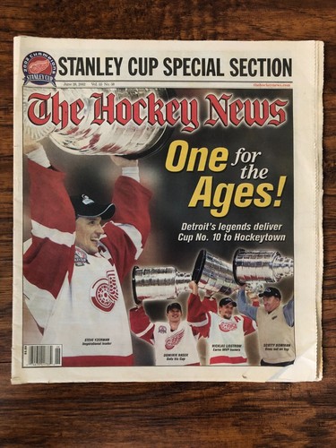 DETROIT RED WINGS Stanley Cup Special Edition The Hockey News June 28 ...
