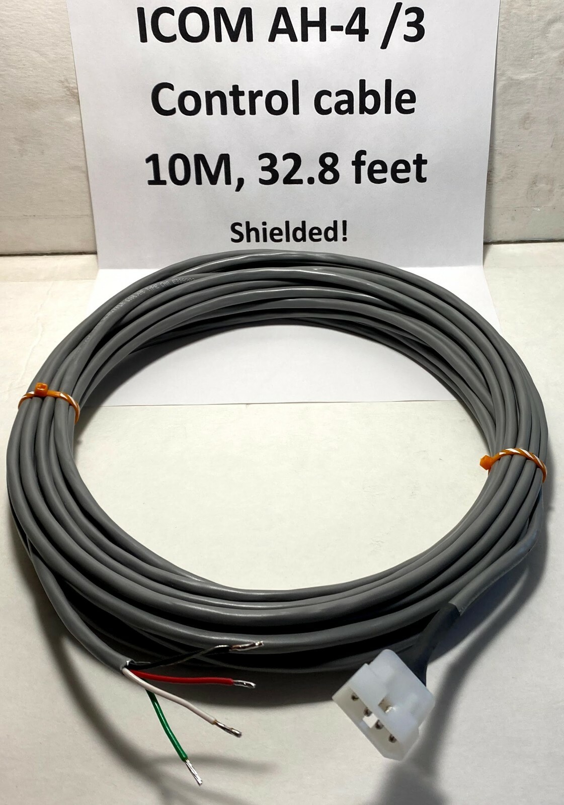 ICOM AH-4 AH-3 Antenna tuner OPC 136 420 type Control cable 16, 32, 50 ...