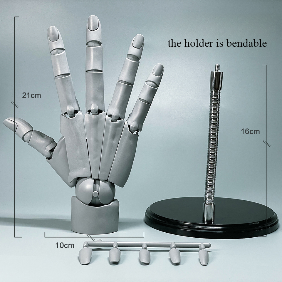 ART Artist Support Item Right Hand Model 1:1 Scale Action Figure Statue ...