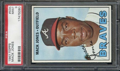 1967 TOPPS #435 MACK JONES PSA 9 BRAVES *B67334 | eBay