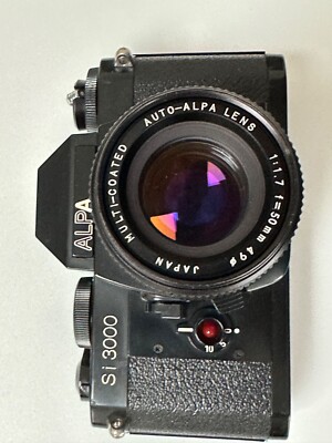 Rare ALPA Si 3000 35 mm reflex camera and AUTO ALPA 50 mm lens | eBay