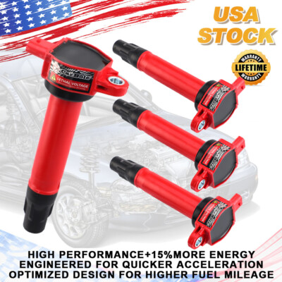 4 Ignition Coils for 2007-2016 Jeep Compass Patriot 2.0L 2.4L 4606824AB ...
