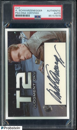 Arnold Schwarzenegger Signed Cut Signatures PSA/DNA AUTO | eBay