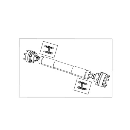 Mopar 52853642AF Drive Shaft Front, For 2011 2023 /Jeep for Dodge | eBay