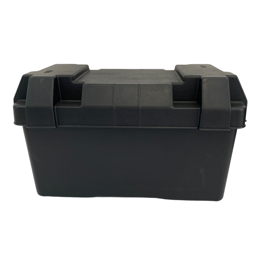 Extra Large Battery Box with Straps to suit Caravan, Boat, 4WD Camping ...