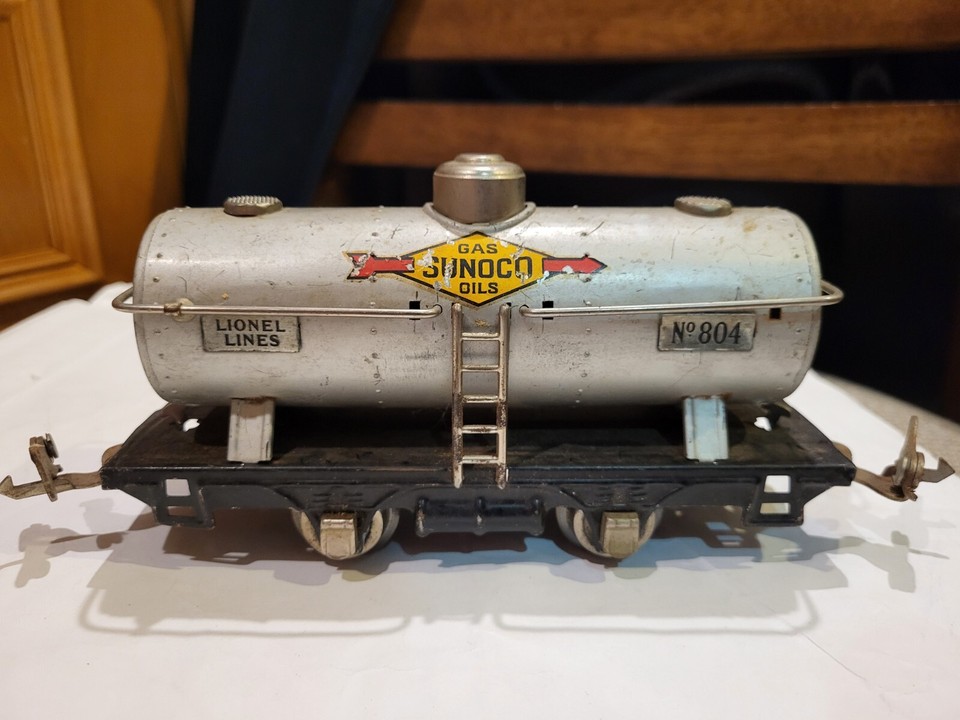VINTAGE LIONEL LINES SUNOCO OIL TANK CAR No 804. 1927 | eBay