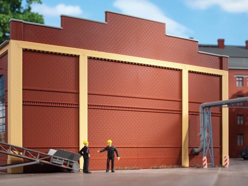 Auhagen kit 80513 HO WALLS 2324E RED (4 PCS) | eBay