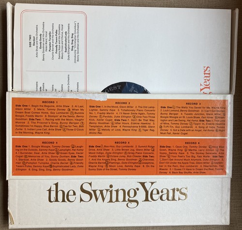 Vintage THE SWING YEARS 6 Vinyl LP Box Set Collectors Edition Readers ...