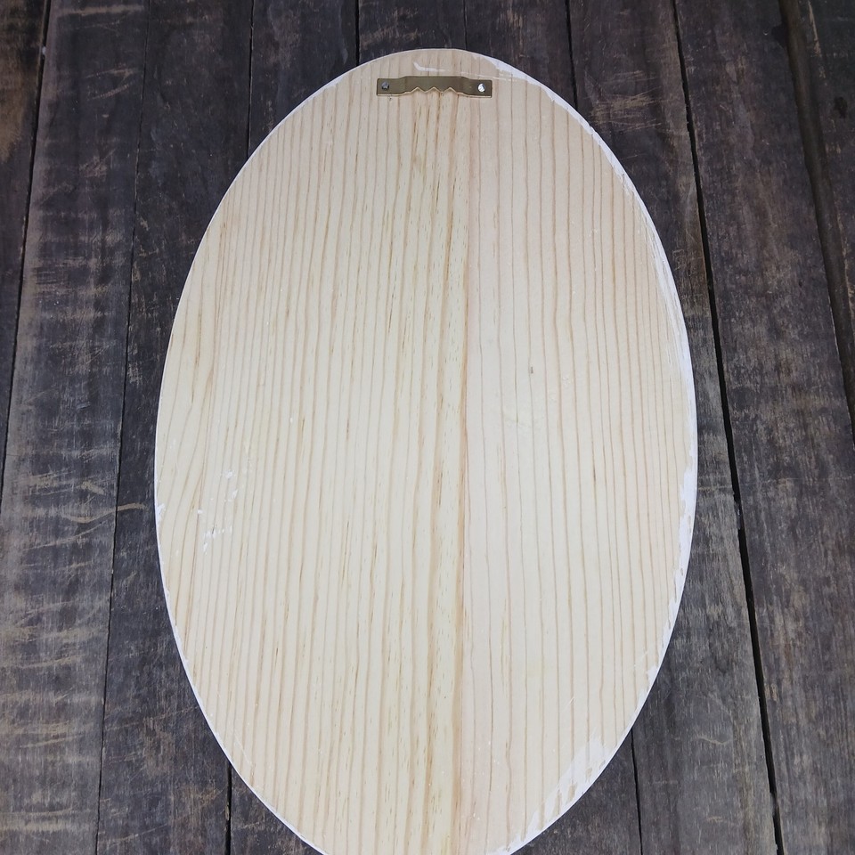 Floral Wall Plaque Home Decor 11×7 In. Wood Pinecone Nature Hanging ...