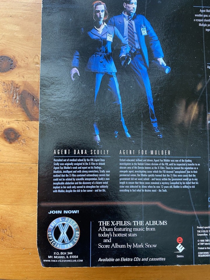 The X-Files Agent Scully & Alien Series 1 Mcfarlane Toys Vintage 1998 ...