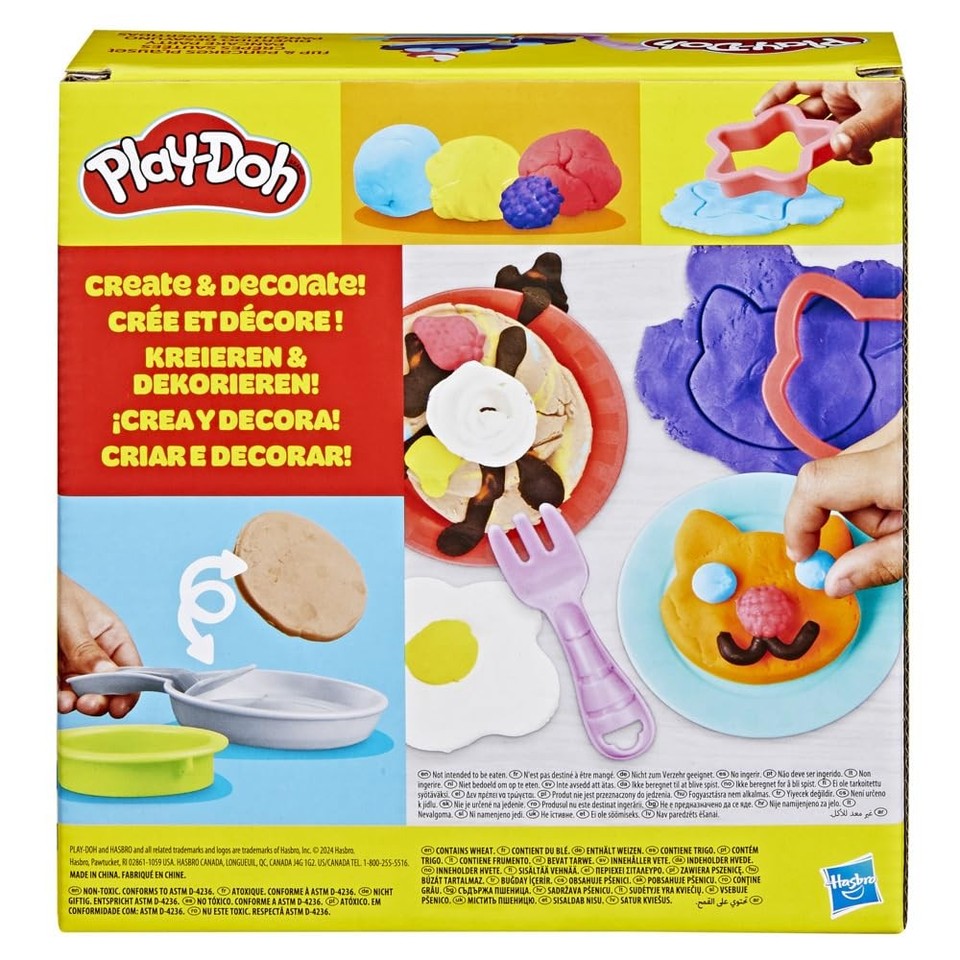 Play Doh Kitchen Creations Flip n Pancakes Pretend Food Playset for ...