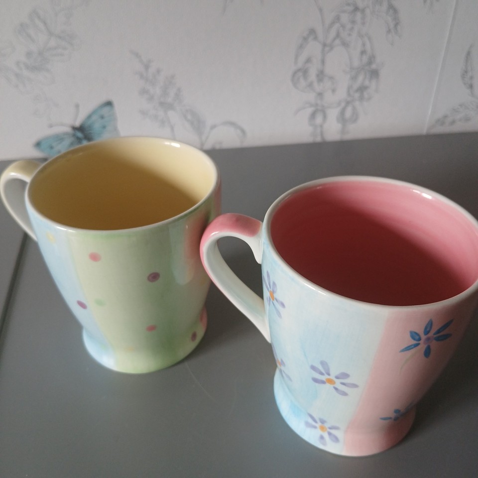 Whittard of Chelsea Small Mugs x 2 Candy Ceramics | eBay
