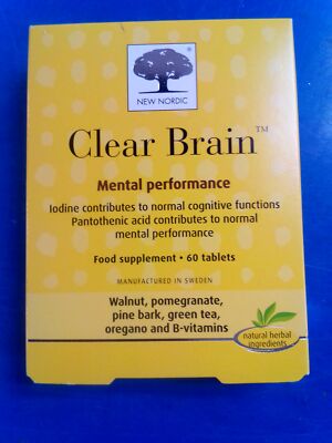 New Nordic Clear Brain 60 tablets-5 Pack 5021807442003 | eBay UK