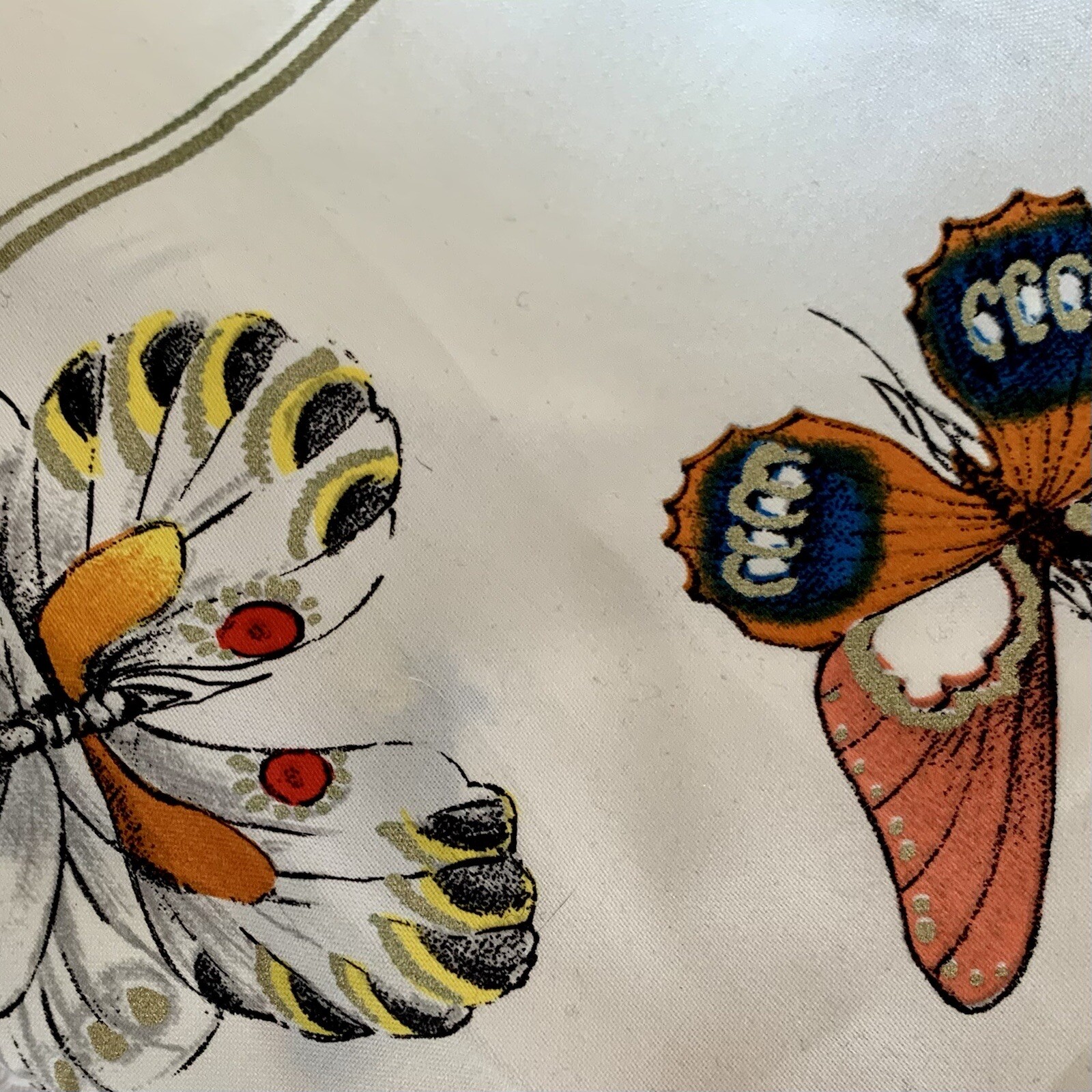 Alexandra Da Vinci Contessa Di Roma white Silk Scarf … - Gem