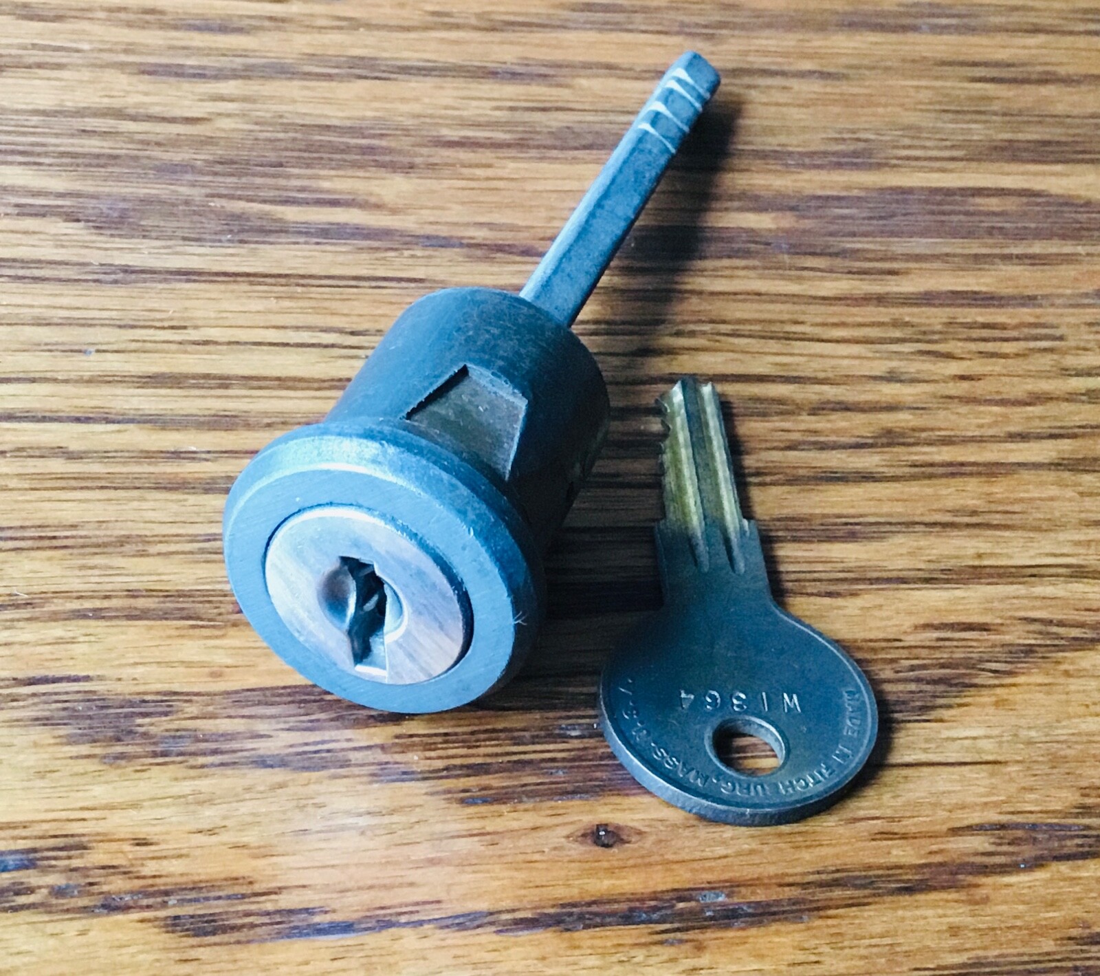 1930s 1940s LOCK CYLINDER w/KEY vtg NOS exterior | eBay