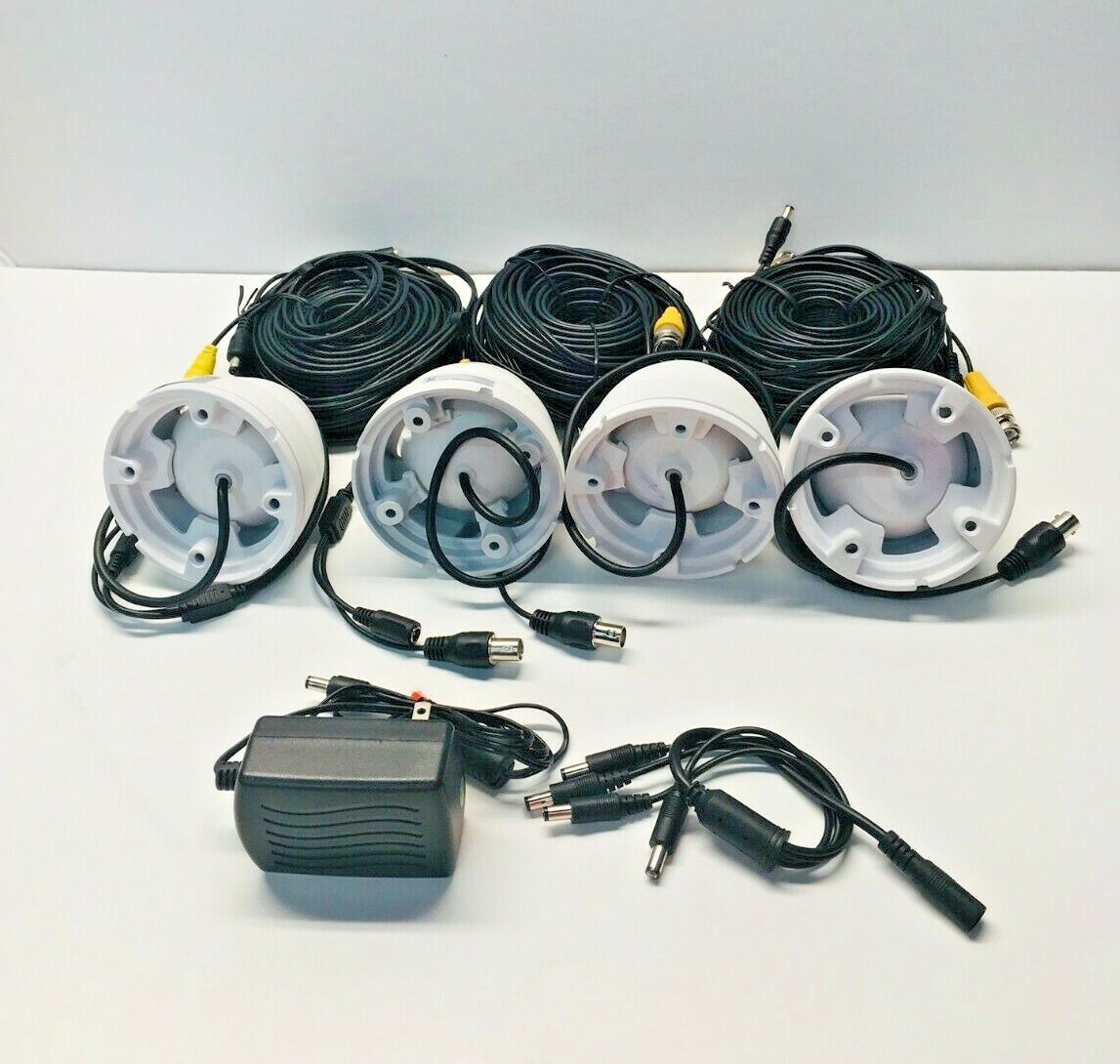 Flir ME313L-C 720P 1MP up to 130Ft NV IP66 Dome Camera And Cables (4 ...