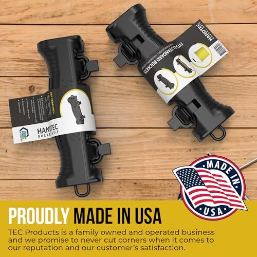TEC Products Handtec Bucket Grip - Ergonomic Bucket Handle Replacement ...