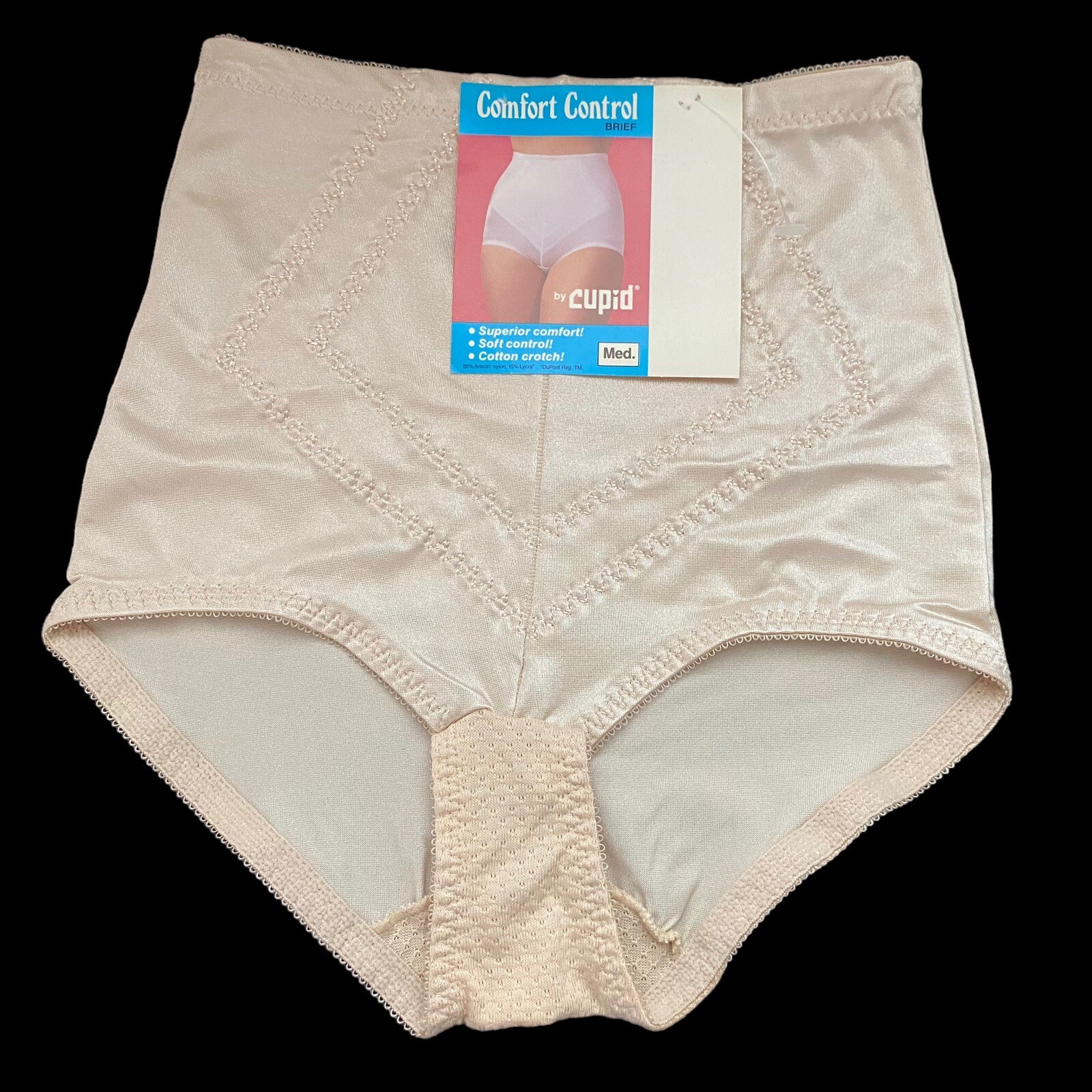 Vintage Girdle Brief Panties Medium Beige Full Covera… - Gem