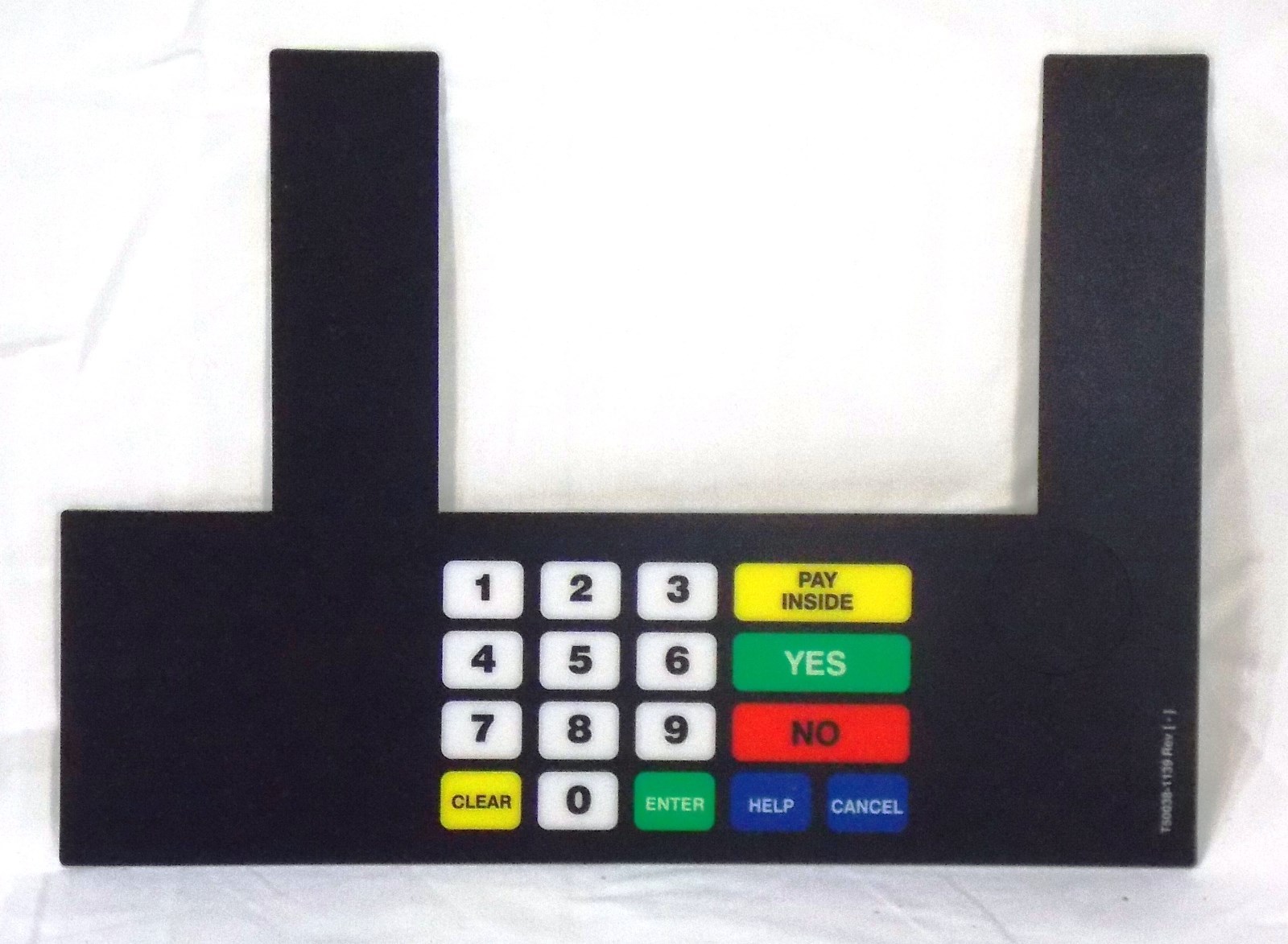 GILBARCO T50038-1139 MONOCHROME KEYPAD OVERLAY NEW- PILOT | eBay
