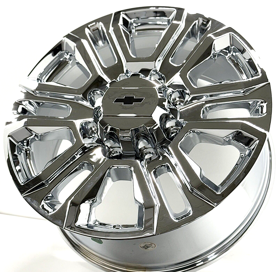 20" Chrome OE Replica 5957 Wheels fits 1999 2010 Chevy Silverado 2500 ...