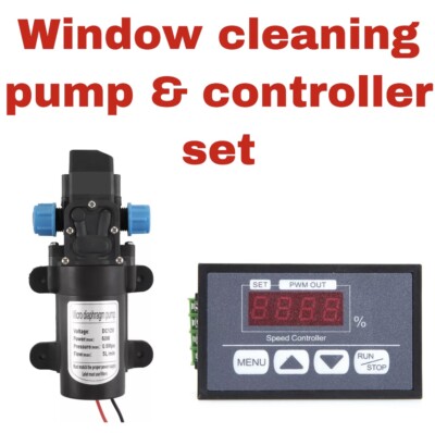 Professional Window Cleaning Pump & Digital Flow speed Controller Set ...