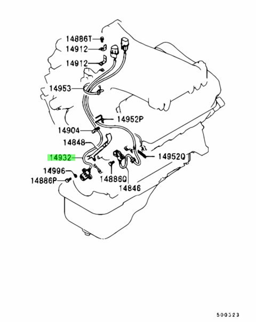 Mitsubishi Pajero Sensor Eng Crank Angle MD303649 Genuine JDM OEM | eBay