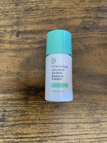 Dr Dennis Gross Alpha Beta 2% BHA Breakout Solution Travel Mini 0.25oz ...