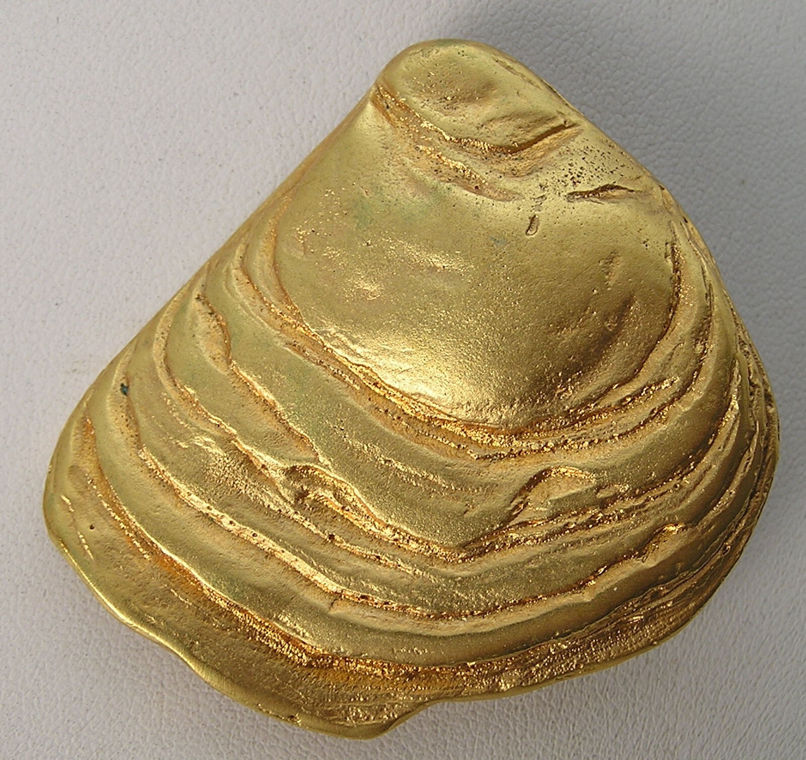 Awesome France Modernist Charles Duret Gold Tone Larg… - Gem