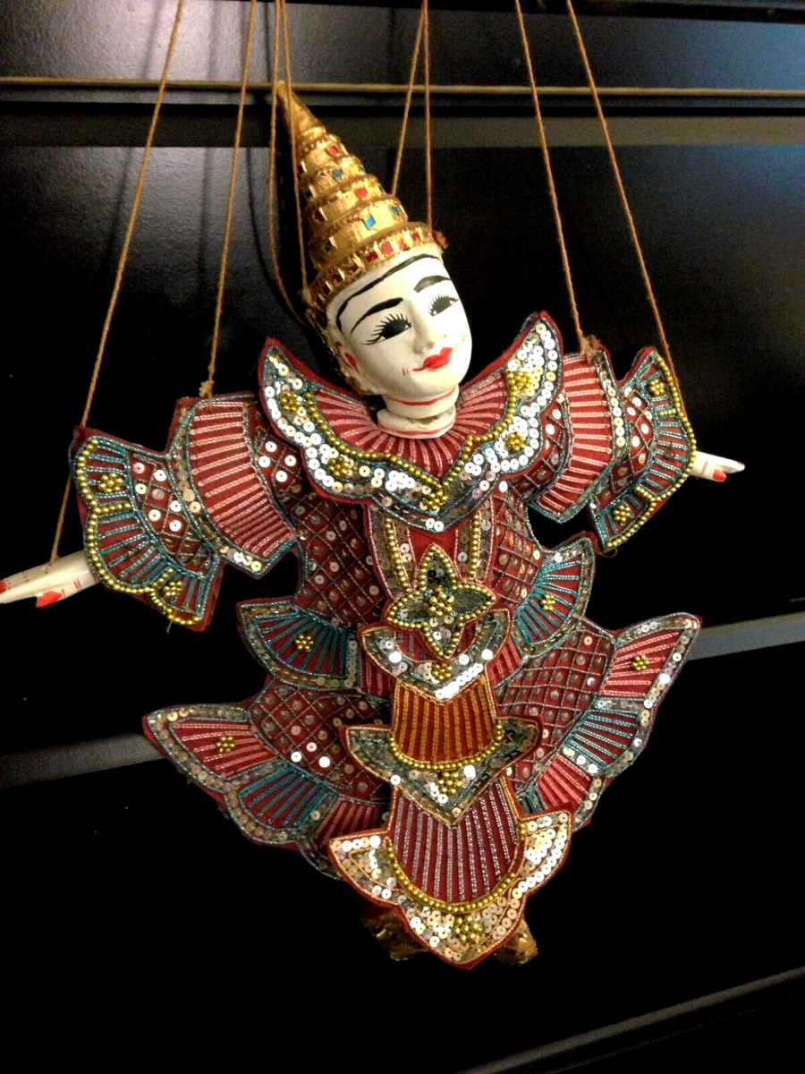 Wooden Puppets From Thailand