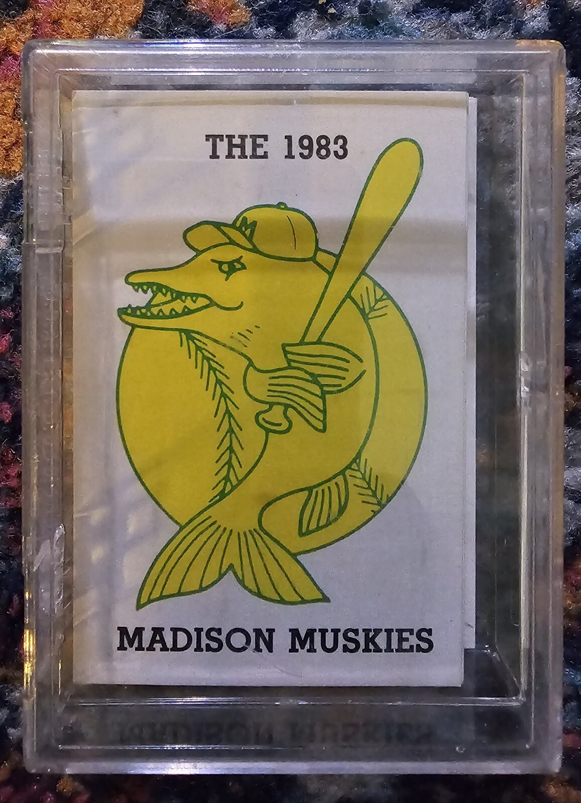 1983 Madison Muskies baseball cards incomplete set Before MADISON ...