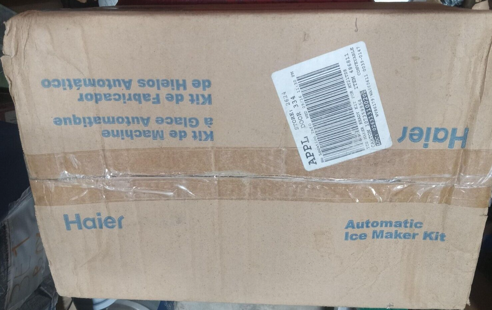 NEW IN BOX - HAIER Refrigerator Automatic Ice Maker Kit - H18LMK | eBay