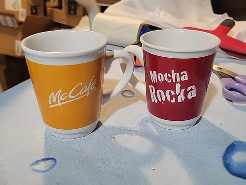 McDonalds McCafe 2010 Coffee Mugs - Mocha Rocka & Espressionist ...