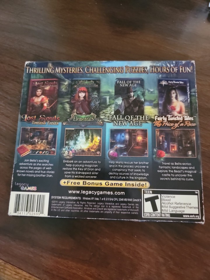 ONCE UPON A TIME Vol 3 Amazing Hidden Object Games 4 PACK + Bonus! PC ...