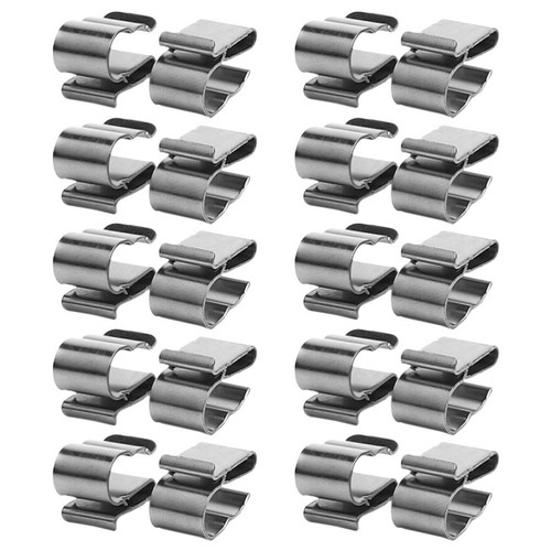 20 Pcs Photovoltaic Clamp Solar Module Cable Clamps Wire Frame Clip | eBay