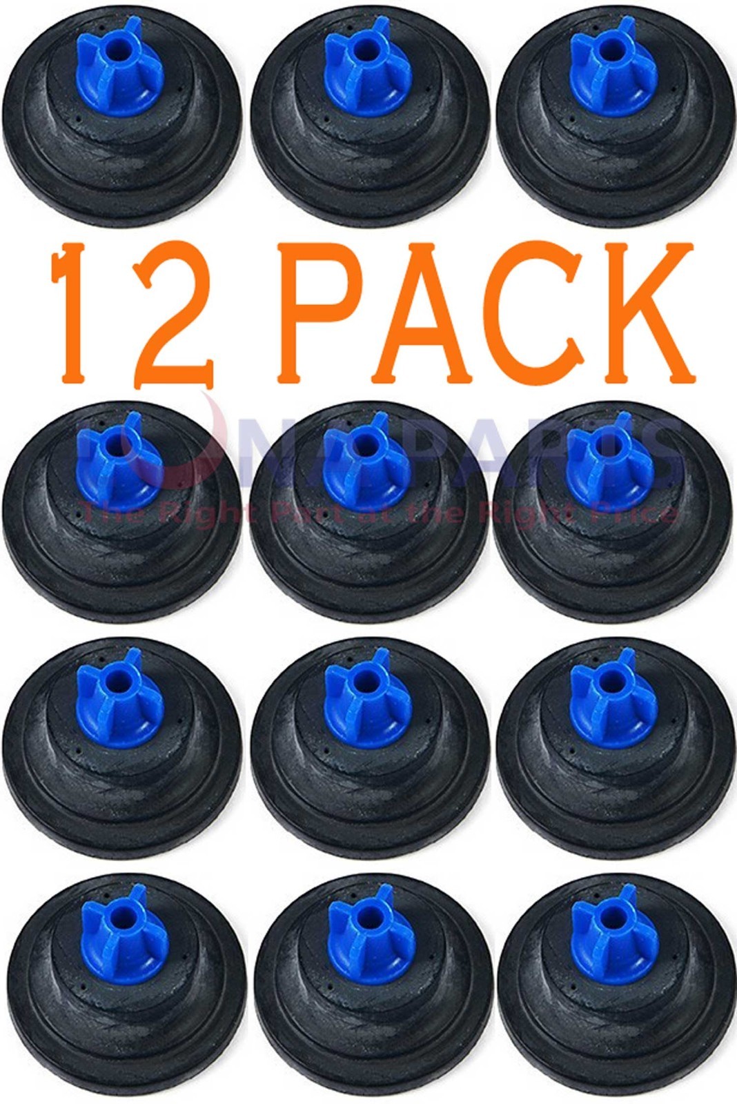 12 Pack Diaphragm for Wascomat,Huebsch,Speed Queen,Unimac Washer 823492 ...
