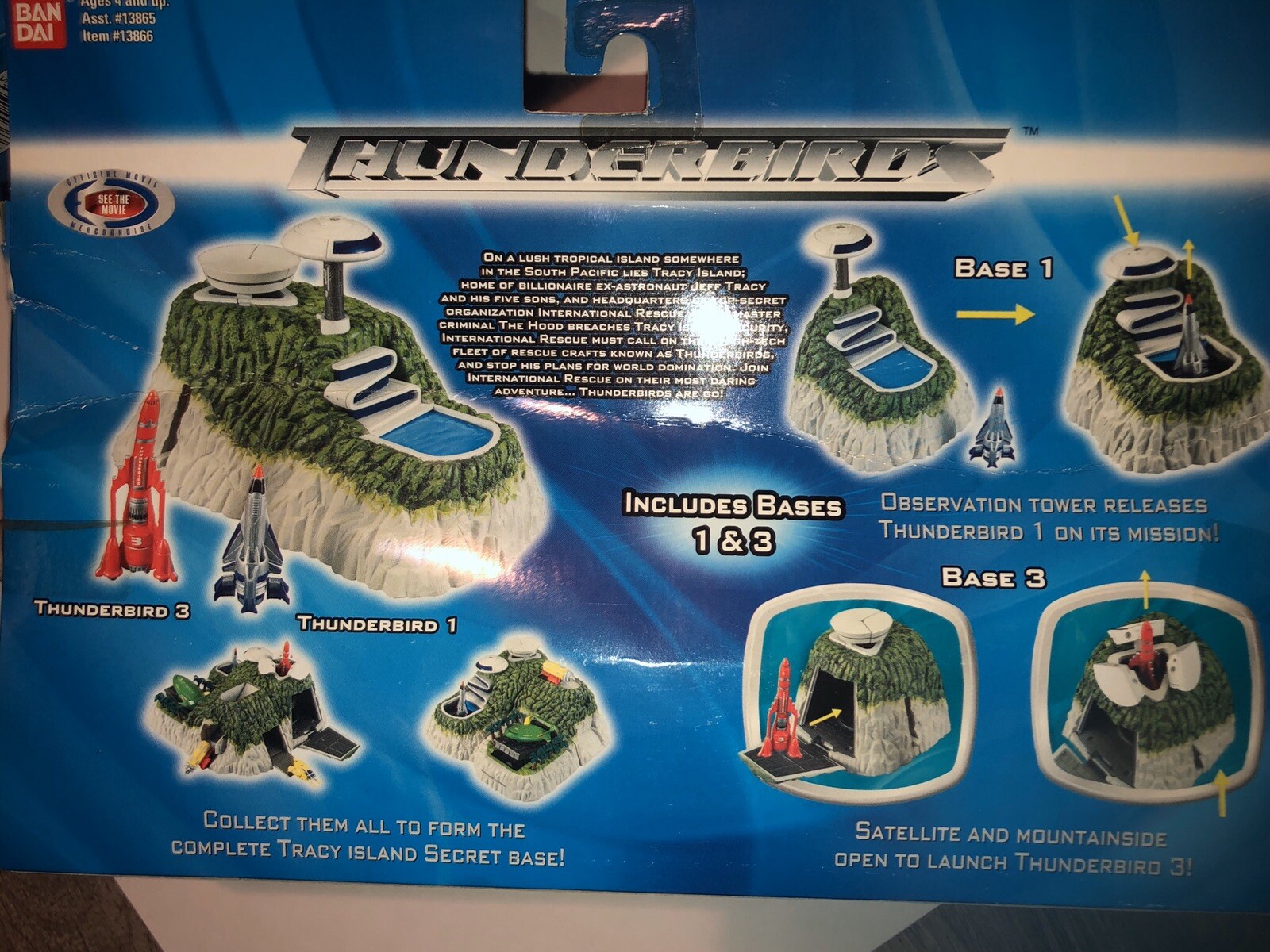 Thunderbirds Bandai Tracy Island 3 Piece Set Very Rare. | eBay