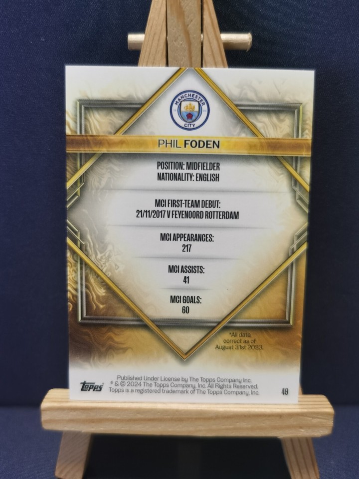 2024 TOPPS GOLD DRIP Manchester City PHIL FODEN /180 | eBay