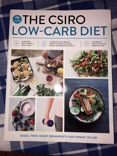The CSIRO Low-Carb Diet by Brinkworth Healthy Food Weight Loss Book ...