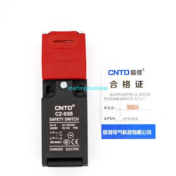 Limit Switch Safety Door Micro with Key for CNTD CZ-93B | eBay