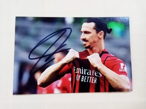 Zlatan Ibrahimovic Authentic Hand Signed Football Photo | eBay