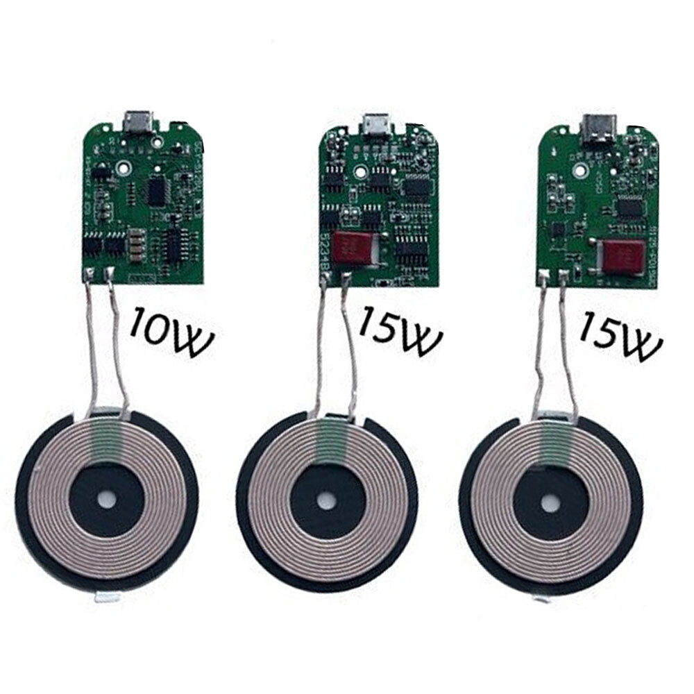 15W 10W Tyce-C Micro USB Wireless Charger Transmitter Module Board for ...